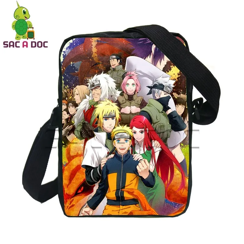 Aliexpress.com : Buy Anime Naruto All Member Prints Messenger Bag Wome ...