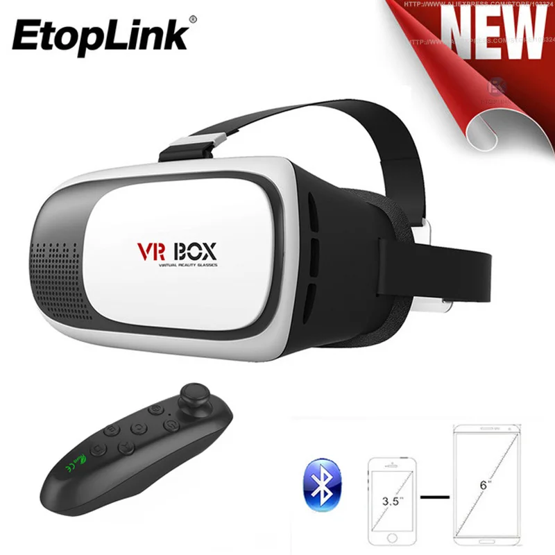 VR BOX VR 2 II 3D VR Box Glasses Upgraded Version Virtual Reality 3D ...