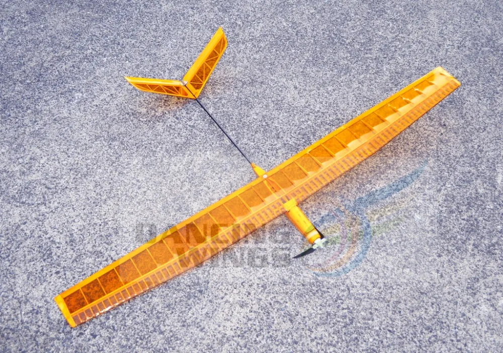RC Plane Glider 1.4M Balsa Wood Airplane Model Building Kits UZI Radio ...
