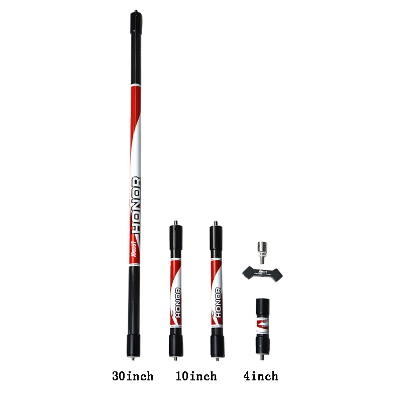 1 Set Archery Competition Carbon Balance Rod Shock Absorber Damper ...
