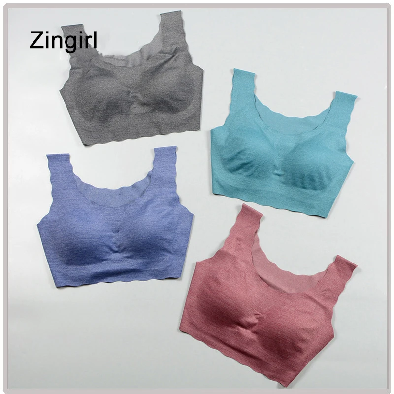 Zingirl Wireless Breathable Soft Bra Bralettes Women Full Cup Runner ...