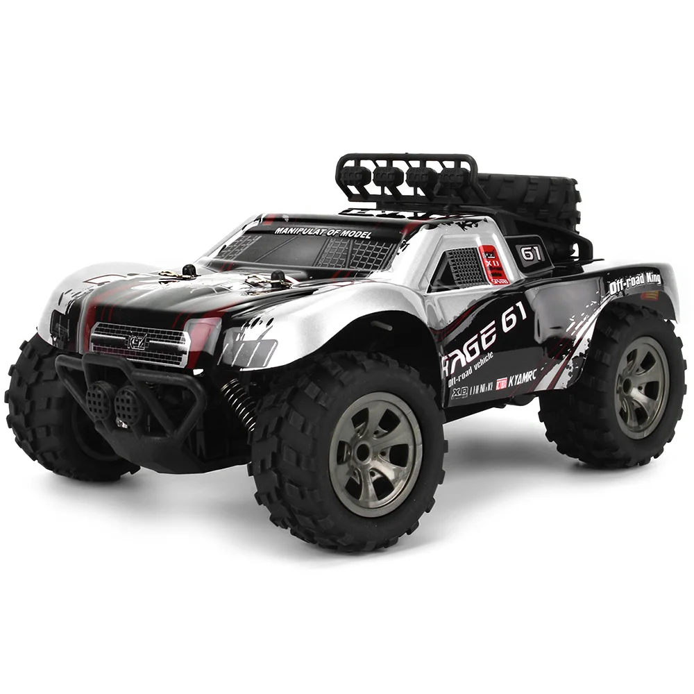 2.4G Wireless Remote Control Toy RC Off Road Car 1:18 Monster Desert ...