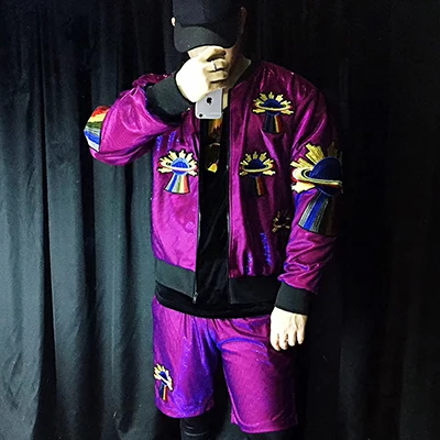 Men Singers Jacket Male Singer Stage Costume DJ DS Performances Bar ...