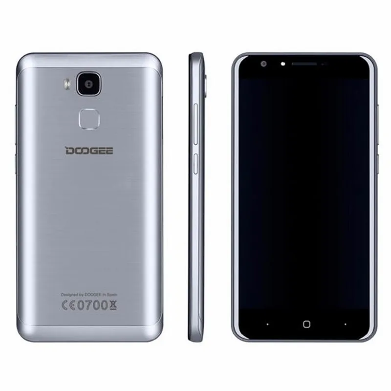 DOOGEE Y6 4G LTE 5.5" HD Fingerprint Cell phone Android 6.0 MTK6750 ...