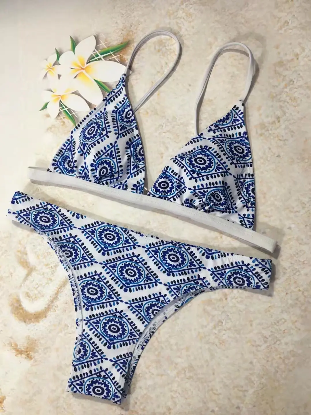 2017 Pattern Swimsuit Bikini Set Swimwear Bathing Suit For Women|suits ...
