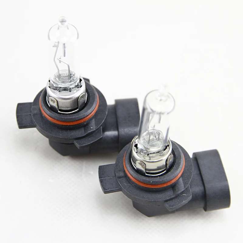 2x 9012 HIR2 Halogen Bulbs Lamp Clear Lens 4300K Yellow Blue Glass ...