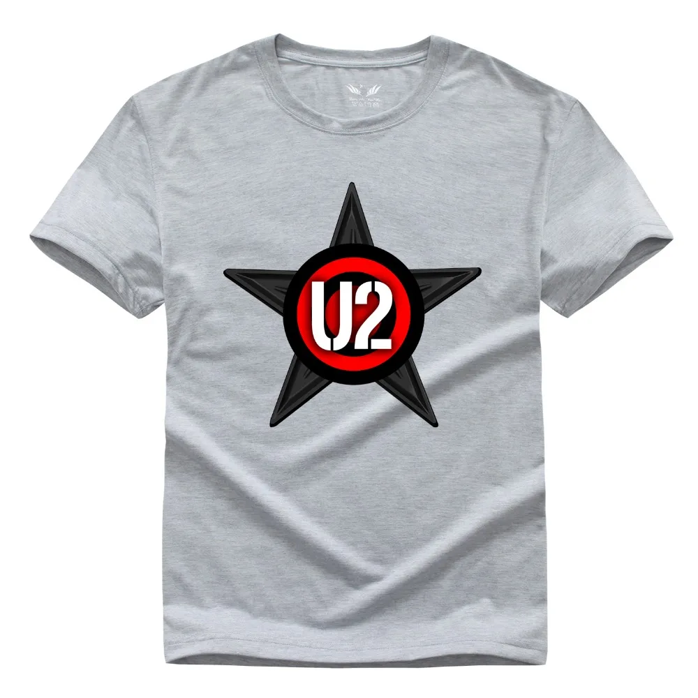 Free shipping Ireland band U2 t shirt hip hop music tee tops pop rock ...