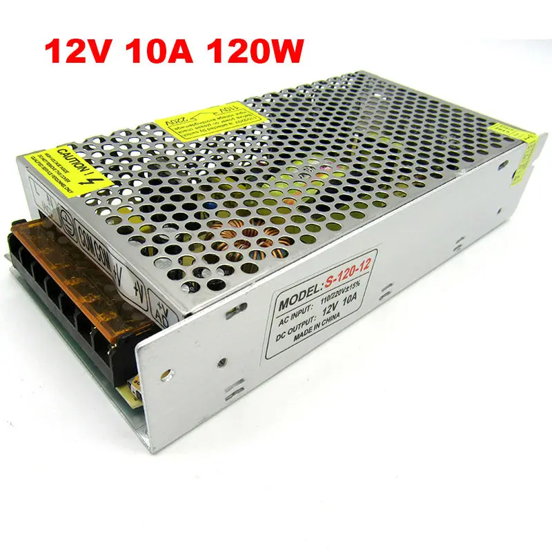 12v 10a power supply 12v 120w electronic transformer 12v led driver ...