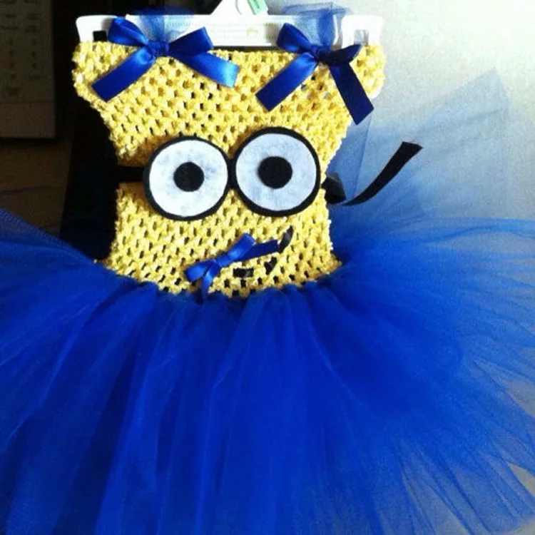 Girl Minion Costume Tutu