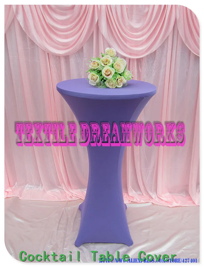 31 Colors Lycra/Spandex Cocktail Table Cover/Tablecloth for Wedding ...