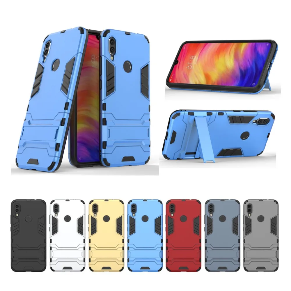 For Xiaomi Redmi Note 7 Case Redmi Note 7 Pro Robot Silicone Rubber ...