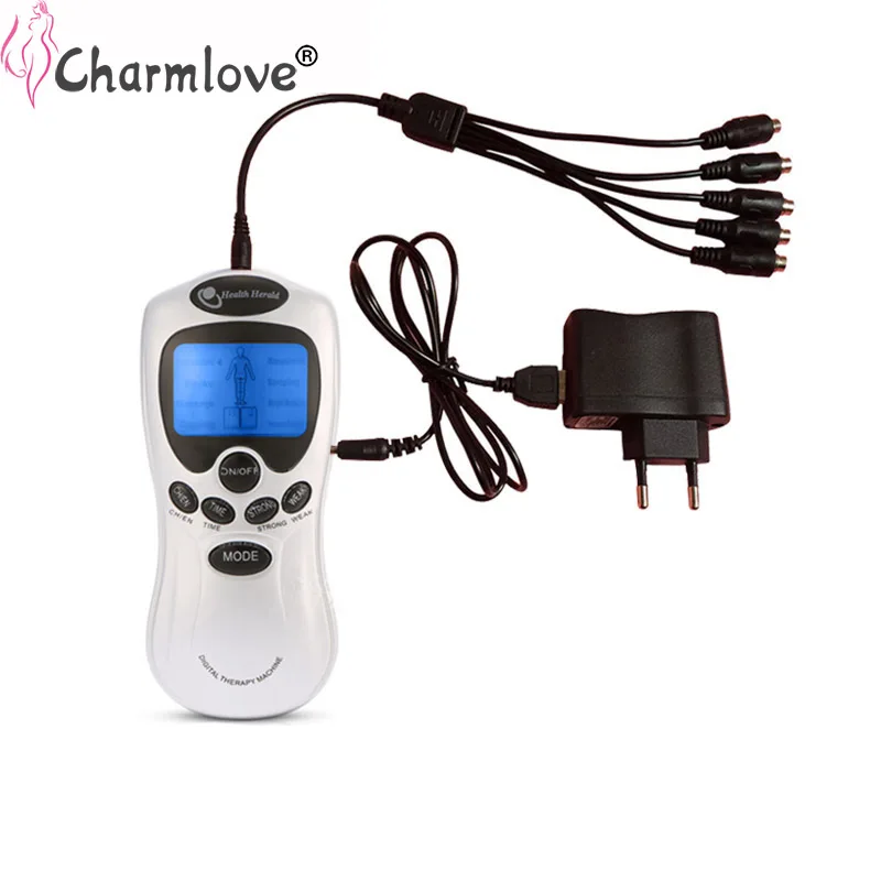 25 Head Professional Electric Shock 1 To 5 Cable Massage Shock