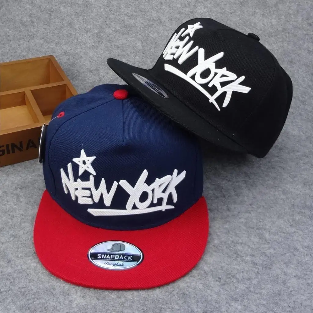 2017 New York Baseball Cap Brand Ny Cotton Adjustable Flat Baseball Cap ...