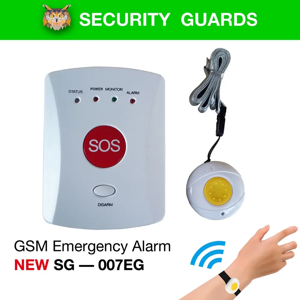 Free-shipping-Wireless-medical-panic-button-GSM-SOS-Elderly-Personal ...
