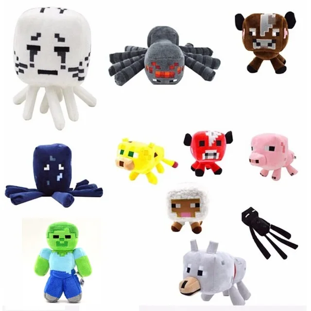 Minecraft Plush Toys 20*20*20cm Minecraft TNT Stuffed Plush Pillow ...