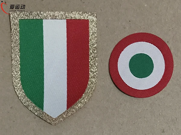 Italia Calcio patch 15 19 patch red coppa Italia Circle Scudetto patch ...