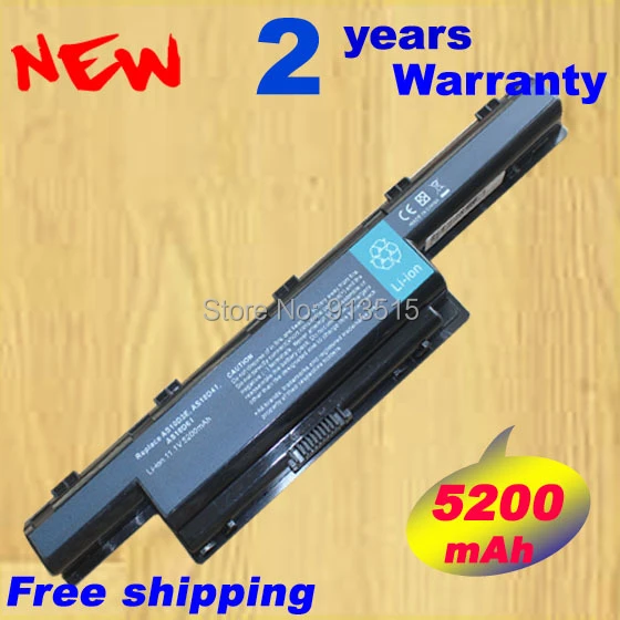 5200mah Laptop Battery For Acer Aspire 5736z 5736zg 5741 5741g 5741z ...