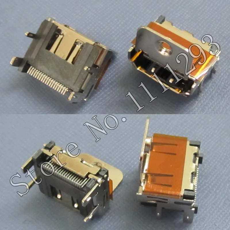 Conector HDMI Jack con tuerca para Monitor, ordenador portátil, etc ...