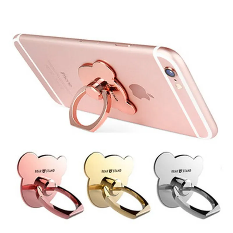 New 360 Rotating Aluminum Metal Universal Finger Ring Smartphone Mobile ...