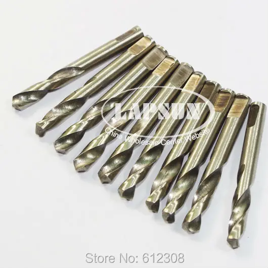 10pcs/set 6mm HSS Center inside Twist Drill Bits for metal wood plastic ...