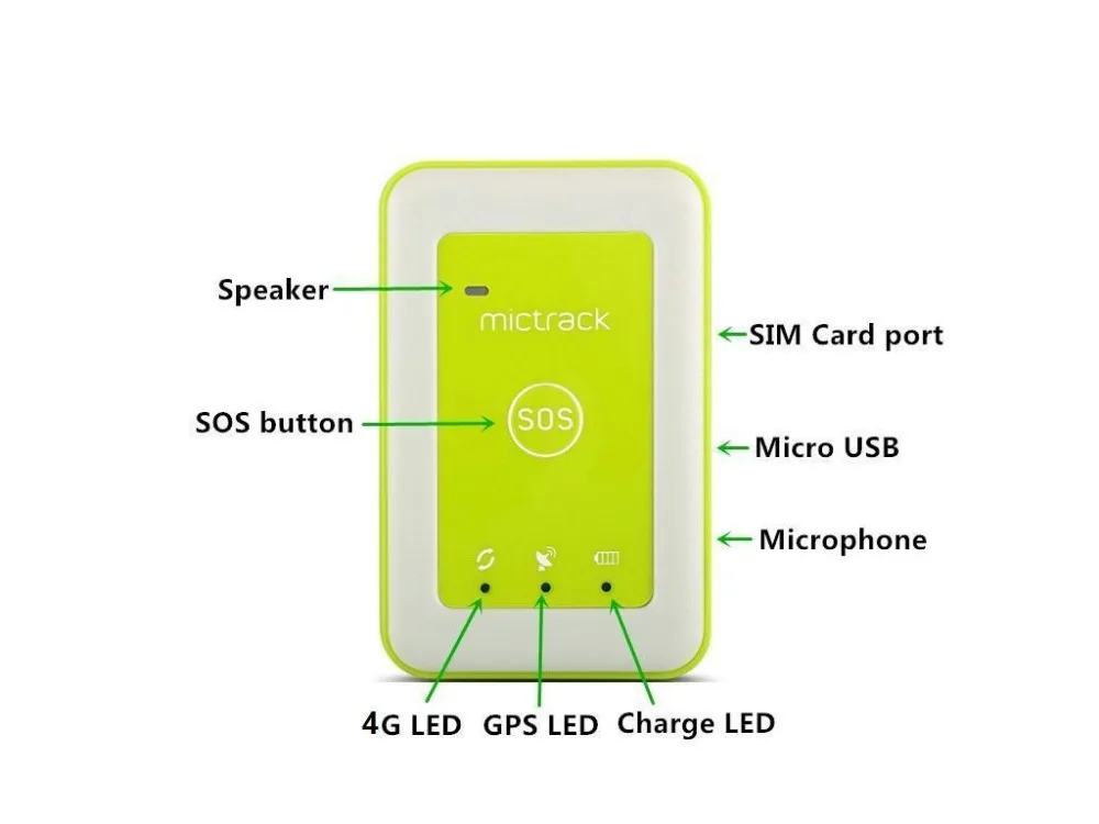 4G FDD LTE GPS Tracker MT510G long standby 2way voice communication,two ...