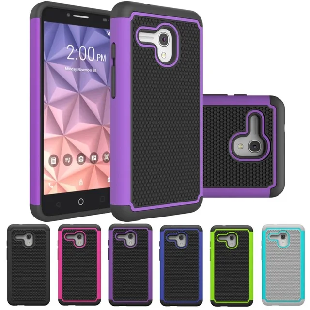 For Alcatel One Touch Fierce XL Case Hybrid Shockproof Armor Matte ...