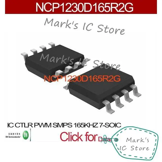 NCP1230D165R2G IC CTLR PWM SMPS 165KHZ 7 SOIC NCP1230D165R ...