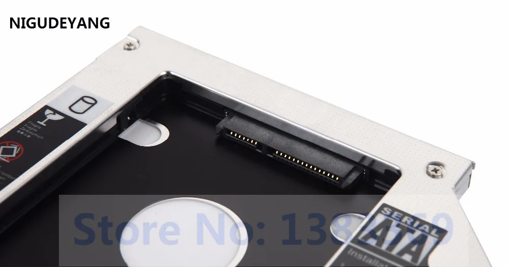 SATA 2nd Hard Drive SSD HDD Module Caddy Adapter for HP EliteBook 2560P ...