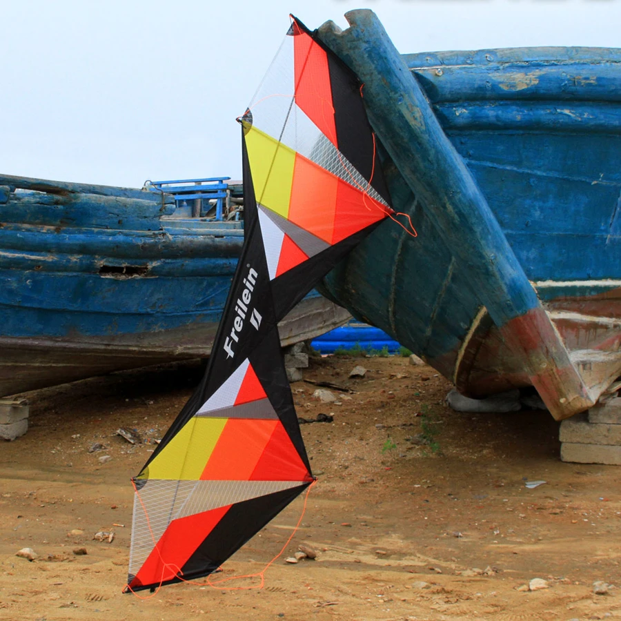 Red Color 7.5ft Quad Line Stunt Kite 4 Line Sport Kite With Kite Flying ...