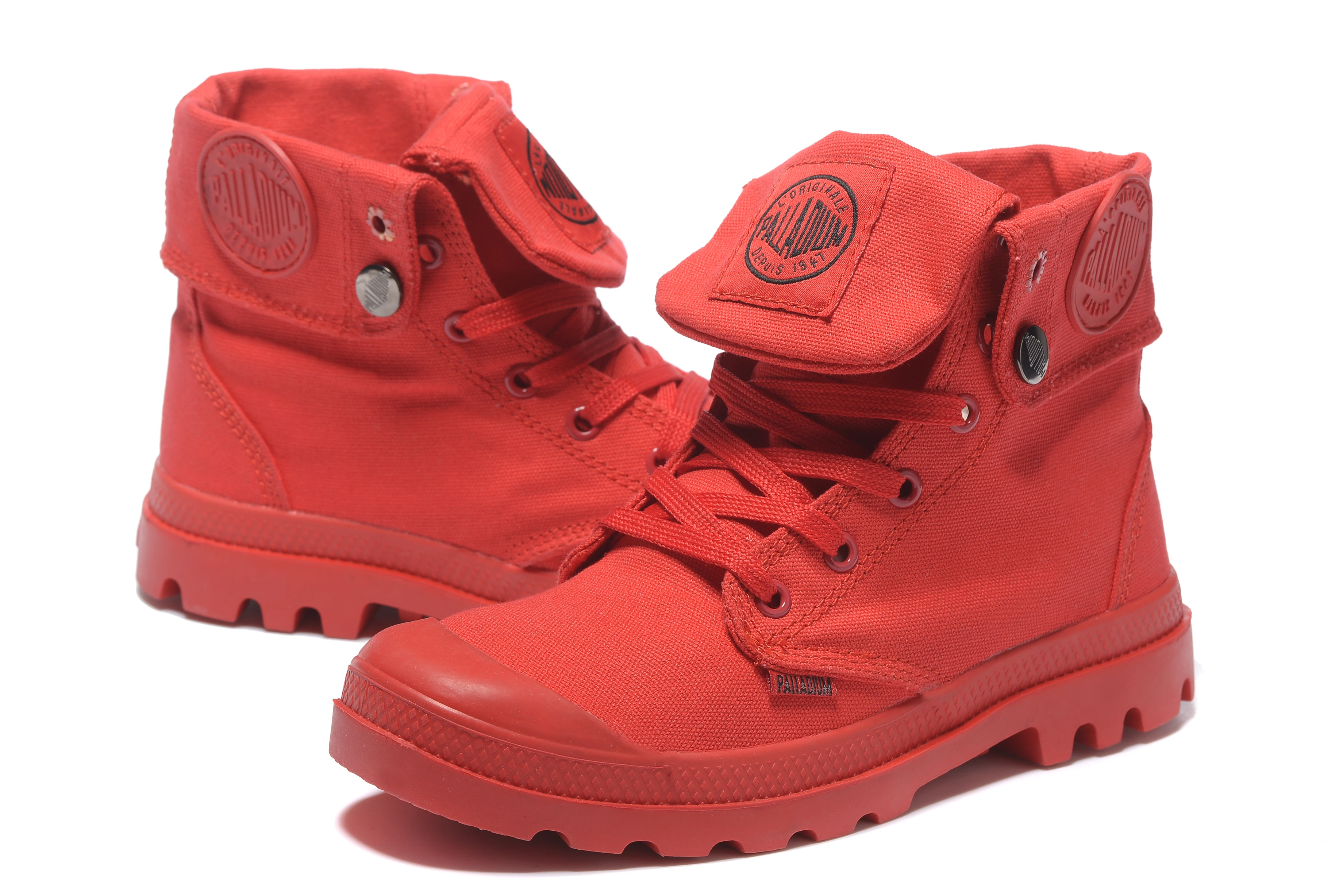 מוצר - PALLADIUM Pallabrouse All Red Sneakers Men High-top Military ...