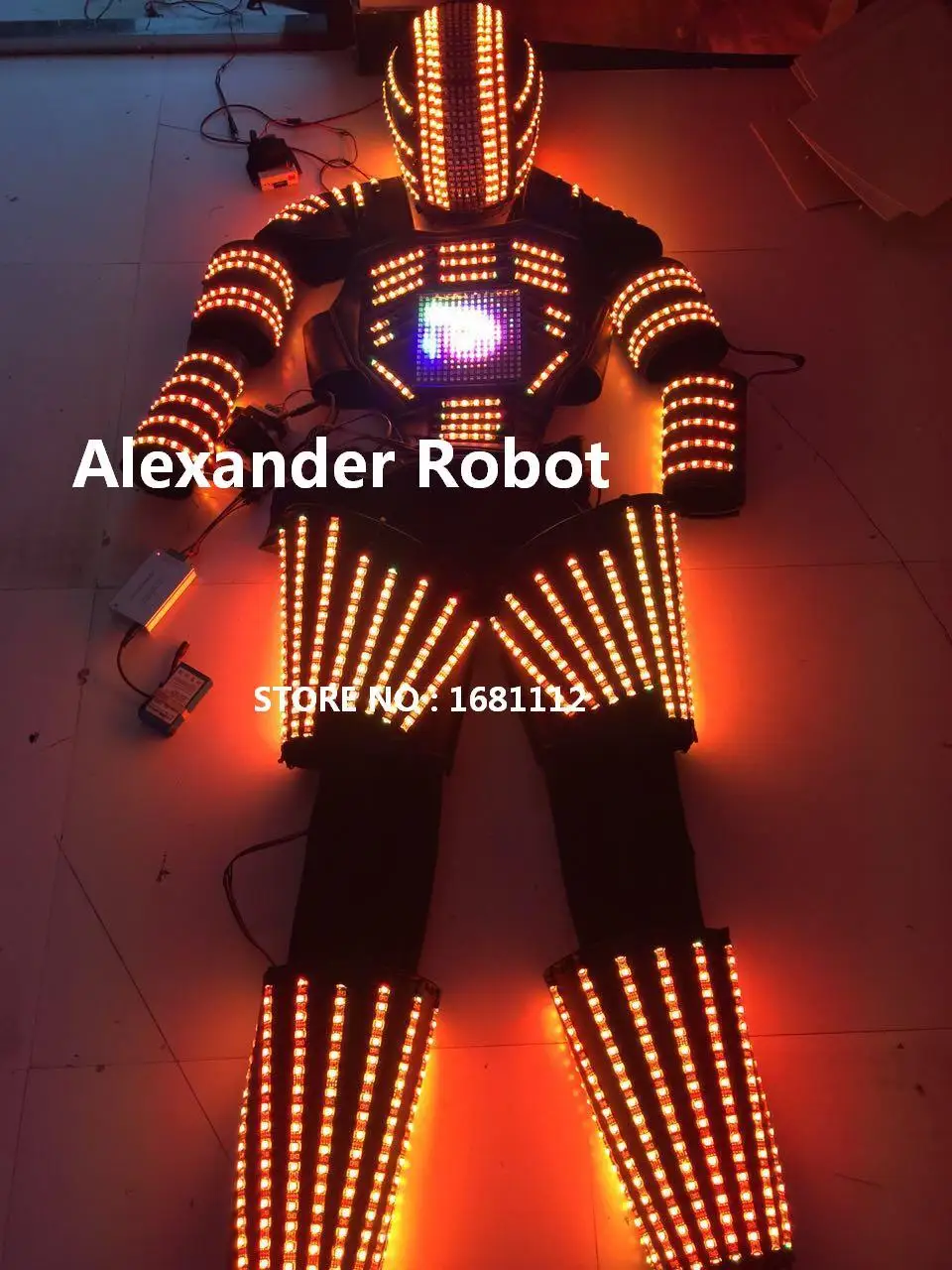 Traje de LED/LED ropa/trajes/LED Robot trajes/Kryoman robot/ ALexander ...