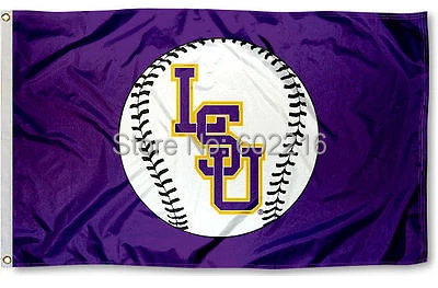 LSU Baseball Large Flag 3FTX 5FT|large flag|flags flagslsu flag ...