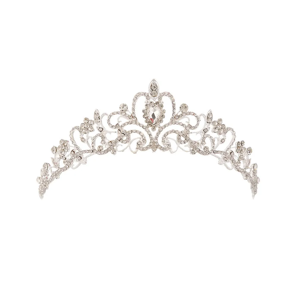 2018 Women Princess Crown Headband Crystal Rhinestone Tiara And Crowns ...