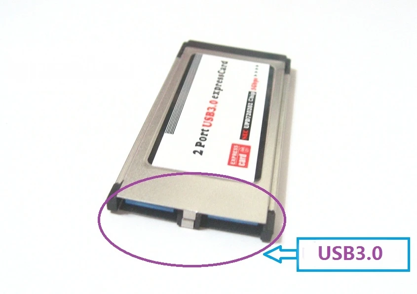 34mm Expresscard To Usb 3.0 2 Ports Free Shipping - Memory Card ...