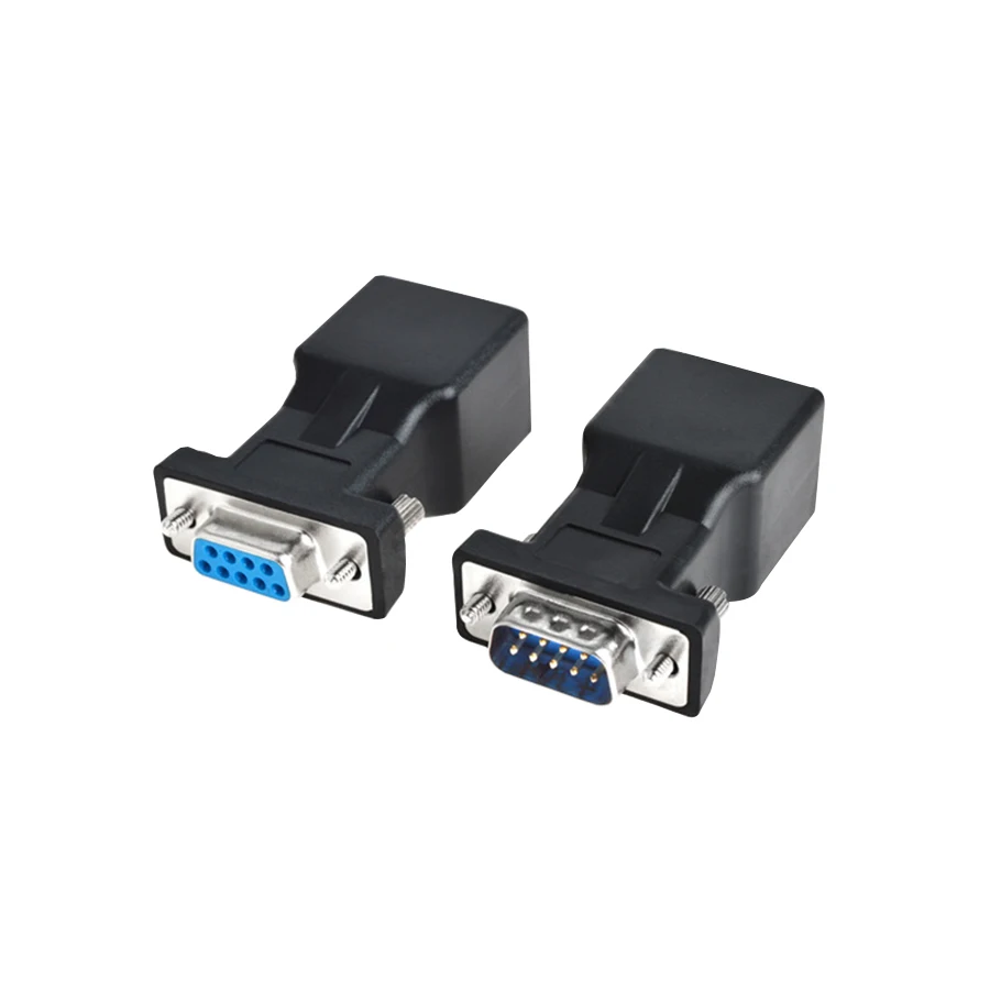 COM Port to LAN Ethernet Port Converter DB9 RS232 Male Female to RJ45 ...