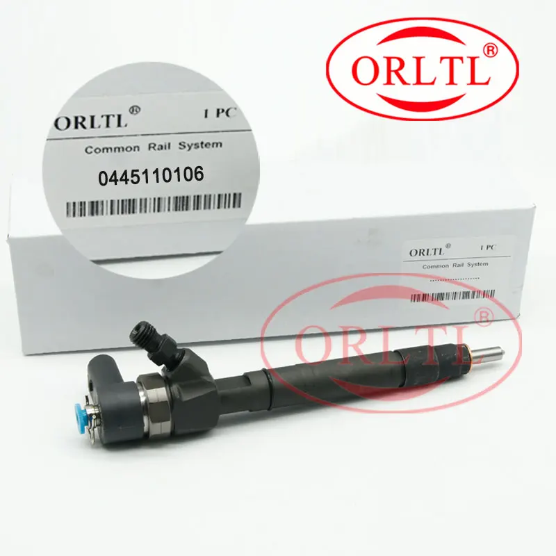 ORLTL 0445110106 Common Rail หัวฉีด0 445 110 106ฉีดน้ำมัน Redit P 0445 ...