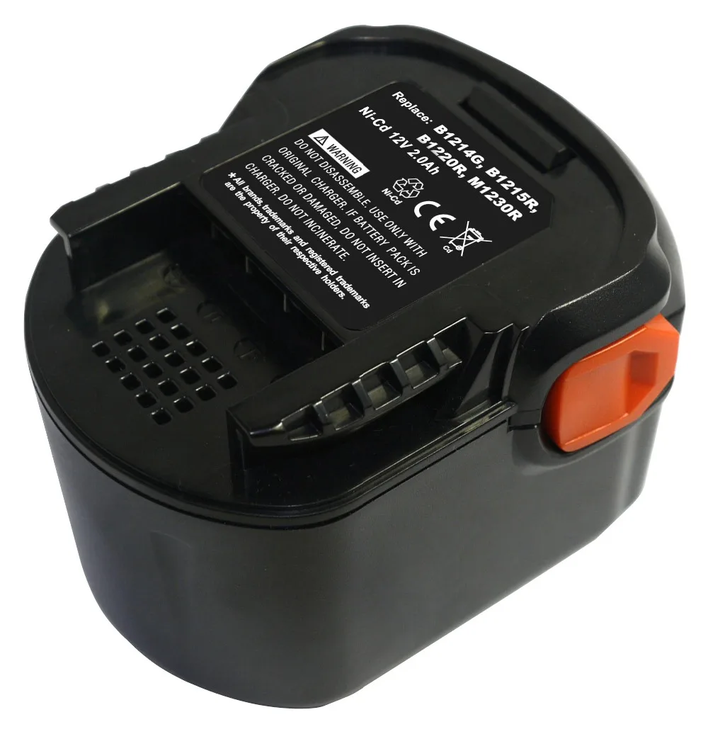 12v 2000mah Battery For Bs 12 G, Bs 12x -r ,bsb 12 G, Bsb 12 Stx, Bss ...