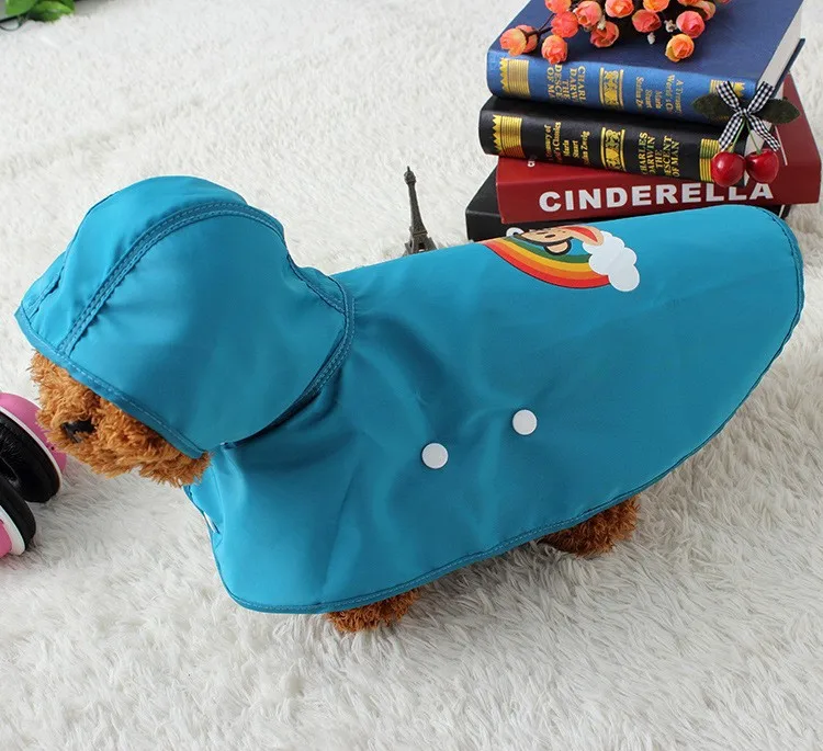 2015 Small Dog capa de lluvia para mascotas ropa para perros capa ...