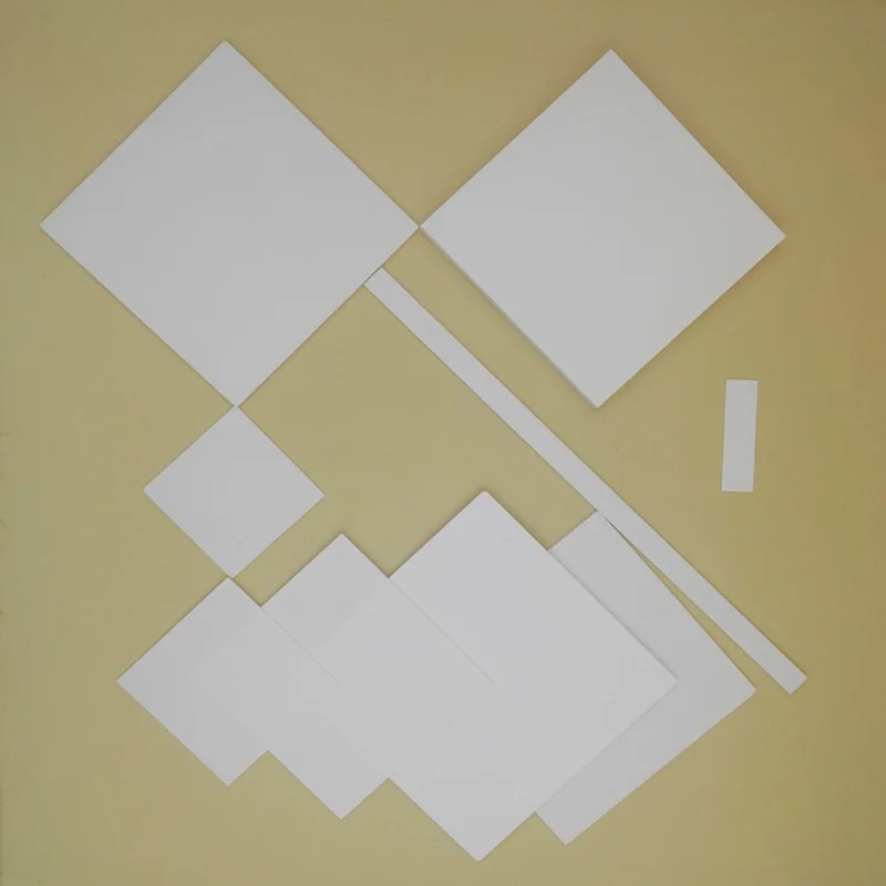 As-folhas-cer-micas-da-alumina-placas-cer-micas-resistentes-do-uso-de ...