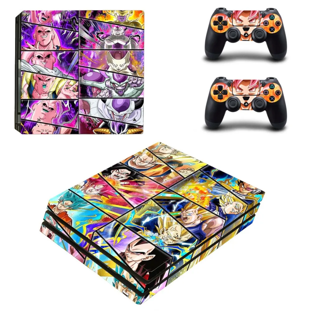 Dragon Ball Super Goku Vegeta Skin Sticker for Sony PS4 Pro Console ...