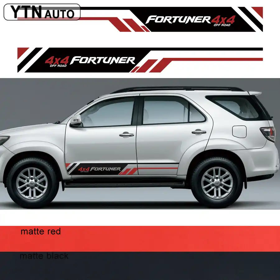 car stickers 2PC 4X4 off road stripe car side door graphic vinyls ...