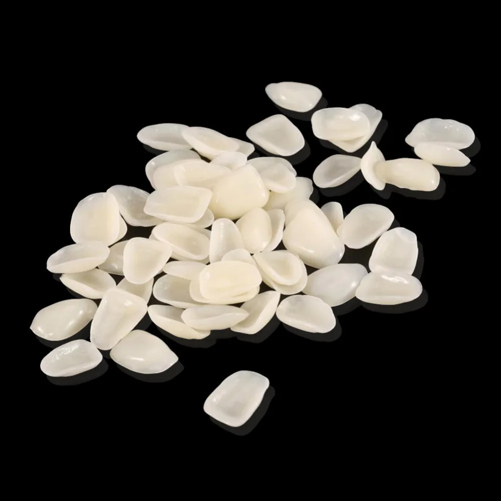 50Pcs Temporary Teeth Veneer Porcelain Teeth Temporary Crown Dental ...
