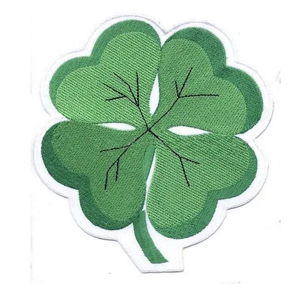 Trefoil Embroidered Patch Made By Twill With Heat Cut And Iron On ...