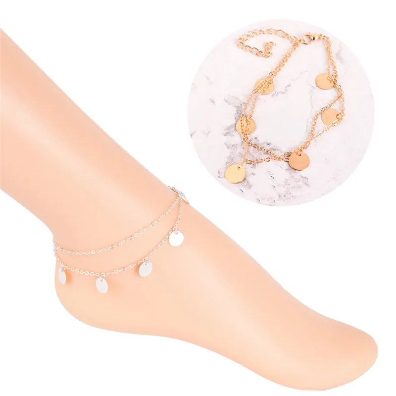 1pc New Trendy Foot Jewelry Bohemia Style Round Bead Anklet T For
