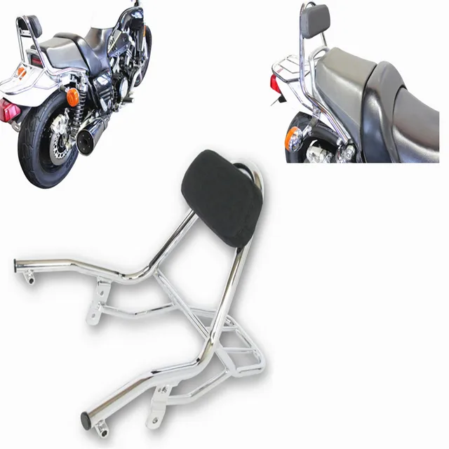 For Yamaha V Max VMAX 1200 Motorcycle Rear Sissy Bar Passenger Backrest ...