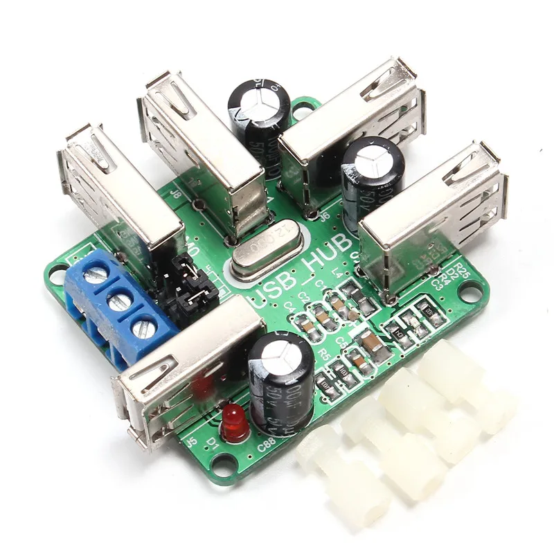 USB2.0 HUB Data Concentrator Module Hub USB Expansion Board Self Supply ...