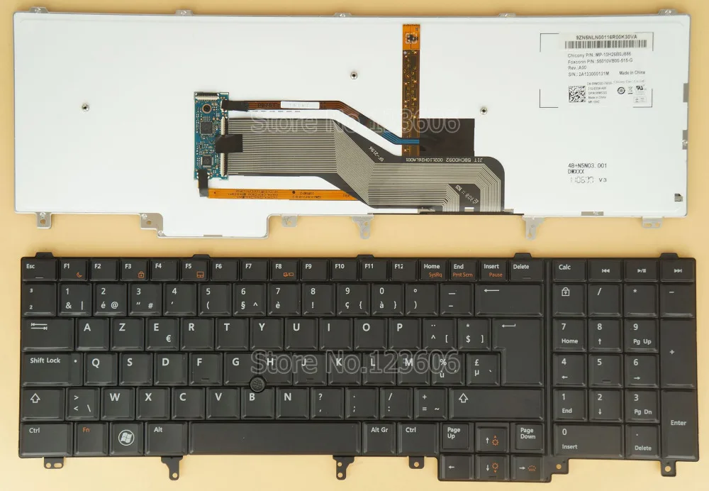 New Keyboard For DELL PRECISION M6700 M4800 M6800 M2800 Laptop Belgian ...