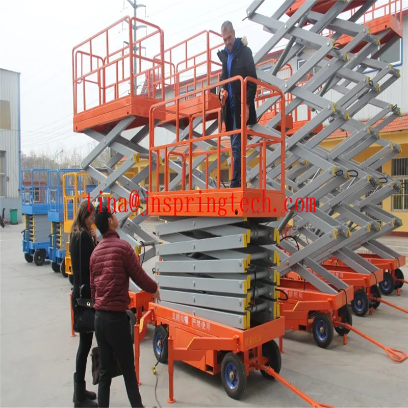 Mobile Scissor Lift Table Lift Plat form Use for Cargo Lifting 4m 6m 8m ...
