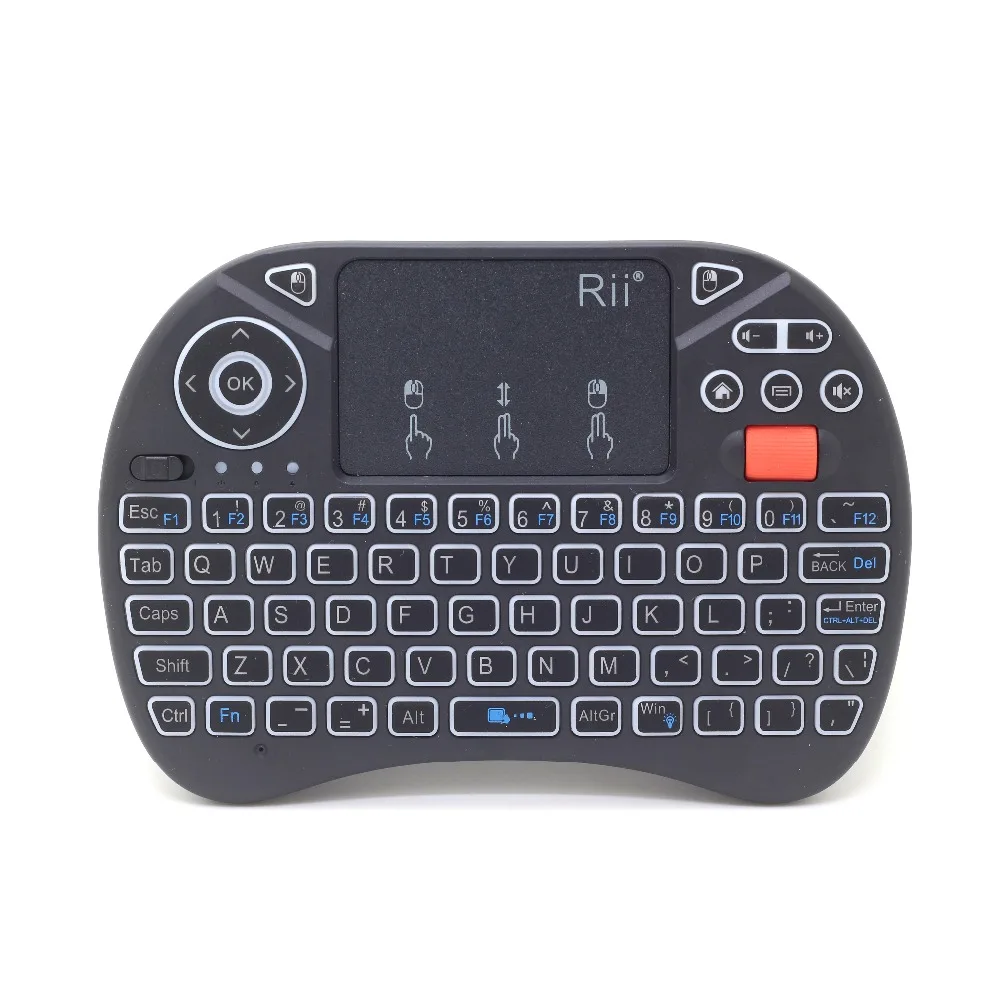 Original Rii i8x Mini 2,4G teclado inalámbrico ratón del aire con el ...