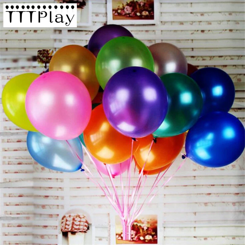 Globos inflables de látex para decoración de boda, suministros de ...